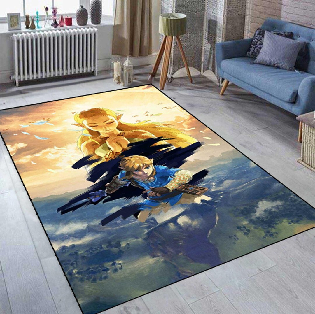 The Legends of Zelda, Zelda Rug, Modern Rug, Art Rug, Decor Rug, Rug ...