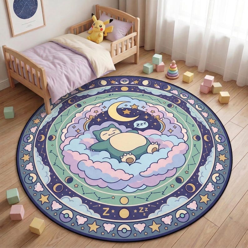 3D Anime Art Rug: Non-slip Soft Polyester - Etsy
