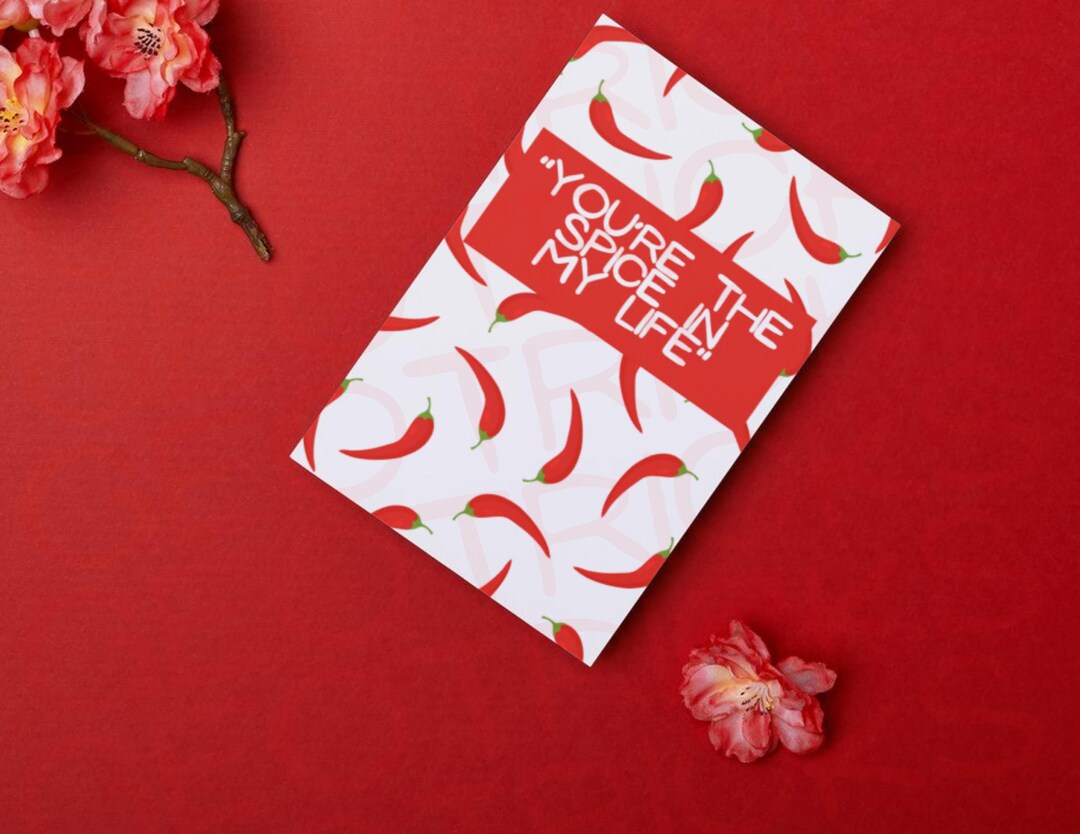 Printable Fun & Spicy Card of 'you're the Spice in My Life' by ...