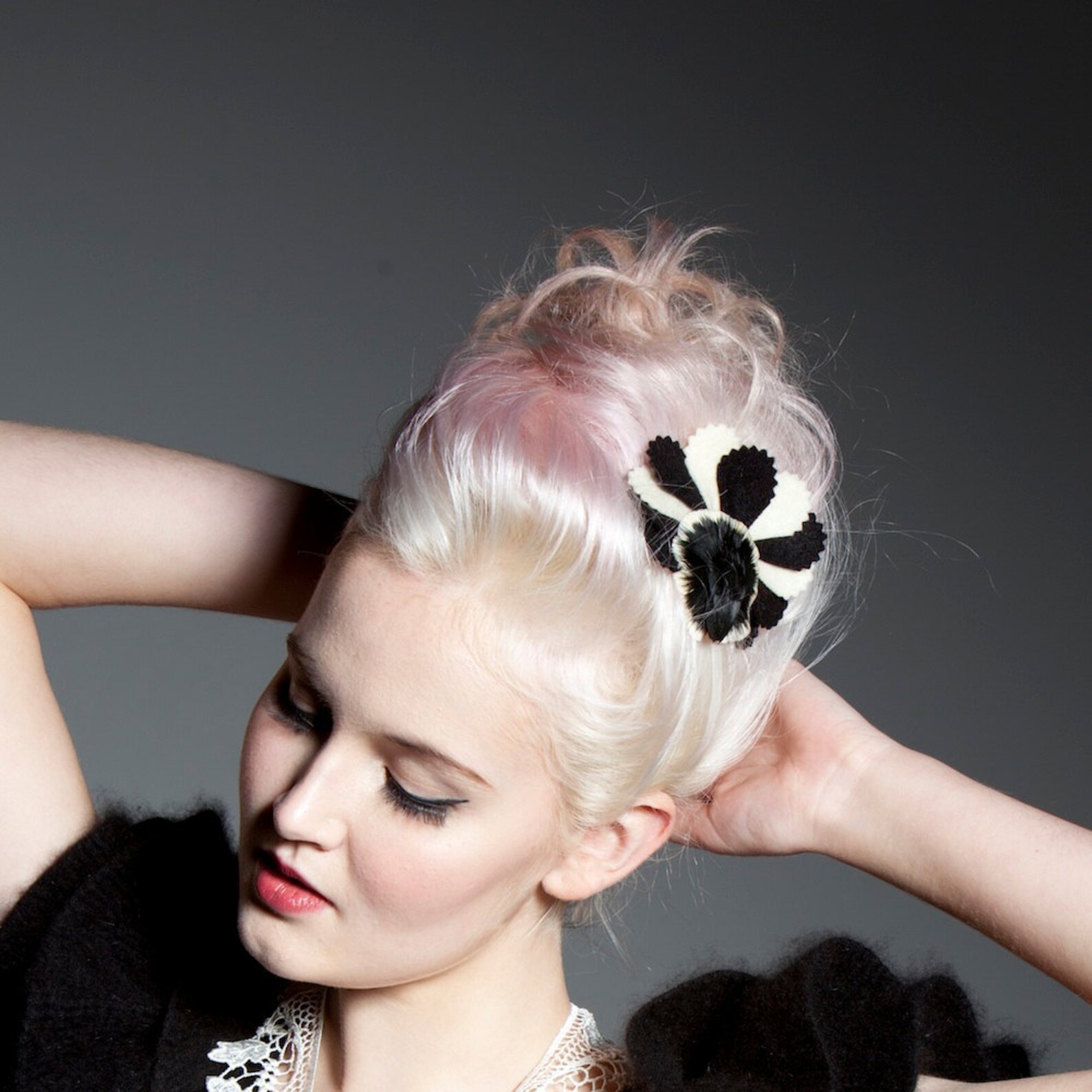 Felt and Feather Haircomb - 'regency Bird' Comb - Etsy