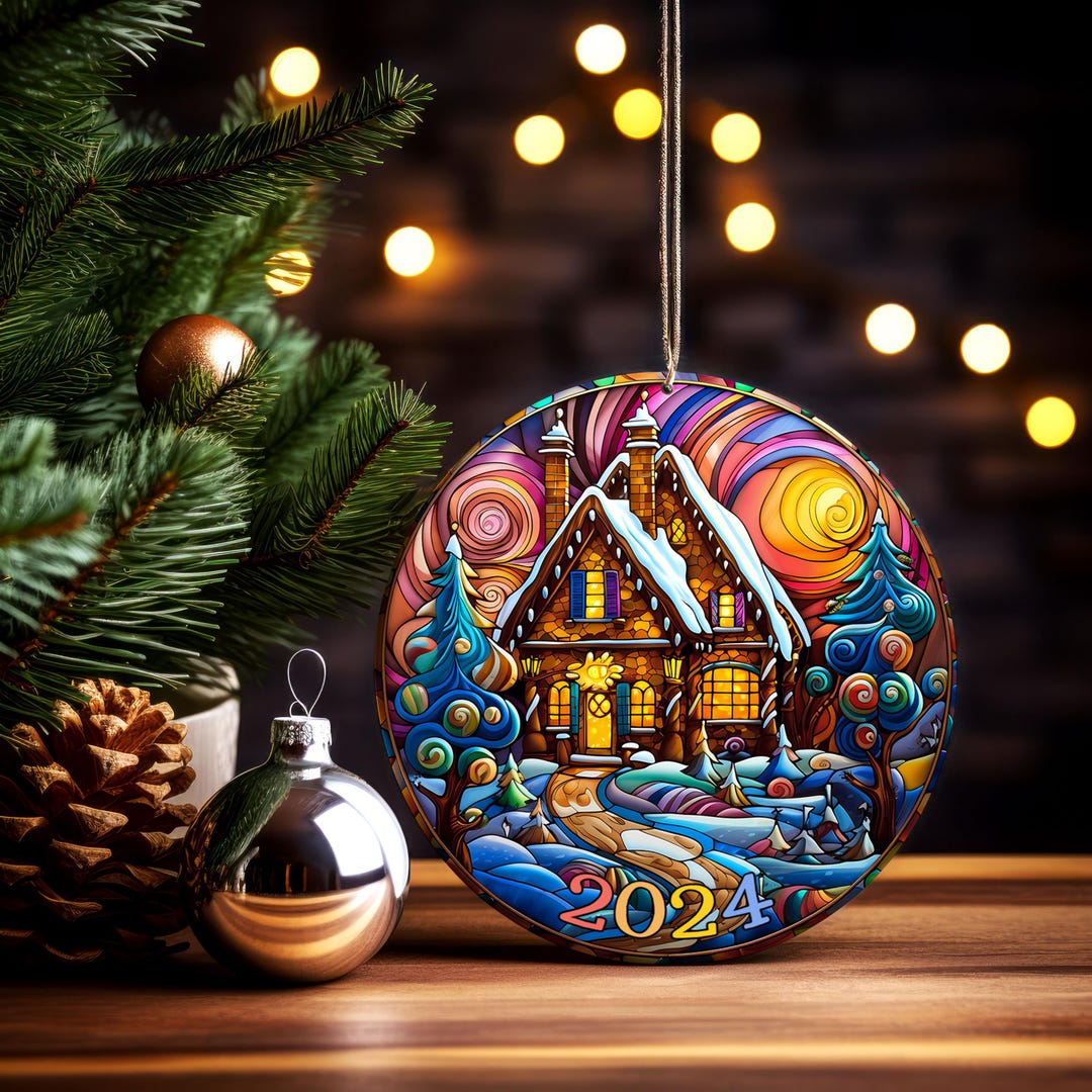 2024 Christmas Ornament, Personalized Christmas Family Ornaments, 2024 ...