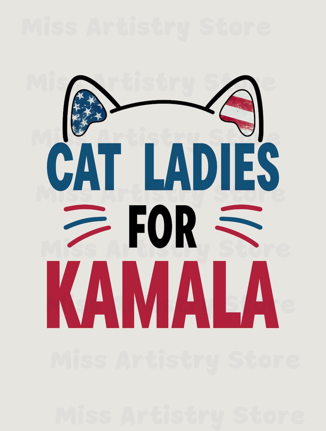 Cat Ladies for Kamala Png, Kamala Harris Png, Harris 2024 Png, Madam ...