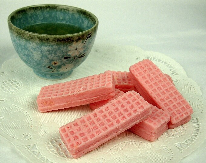 Pink Sugar Wafer Cookies - Mini Guest Soaps - Etsy