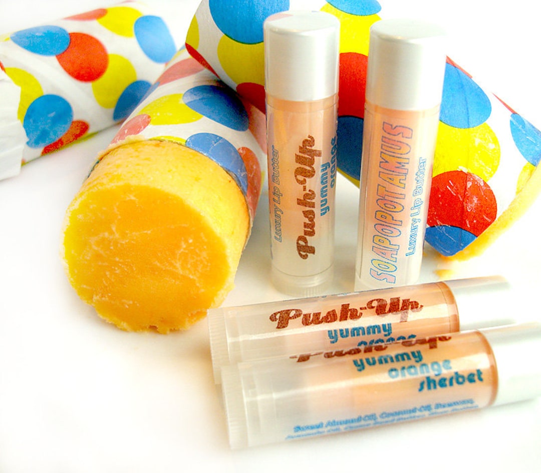 Push-up - Orange Sherbet Push-pop - One Shea Lip Butter - Etsy