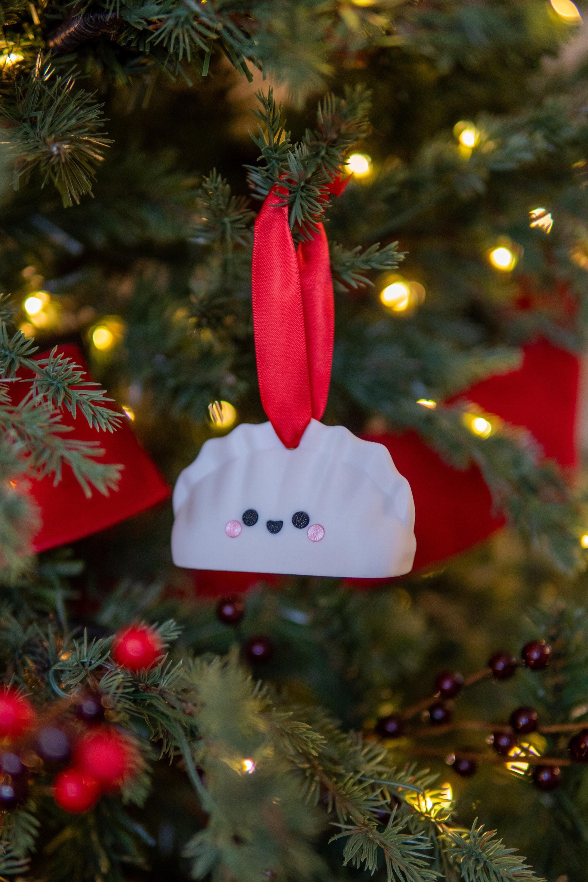 Cute Kawaii Dim Sum Christmas Ornaments || Kawaii Cute Dumpling 3D ...
