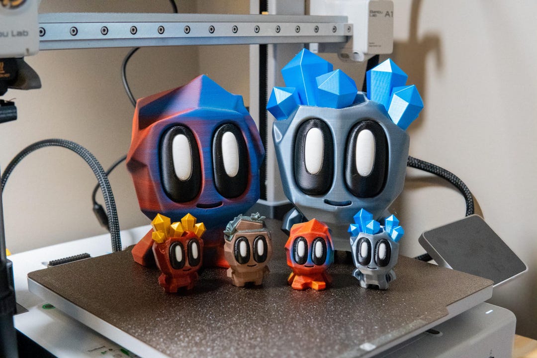 Mystery Colored Rock Pals || Blob Rocks || Crystal Pet Rock Family ...