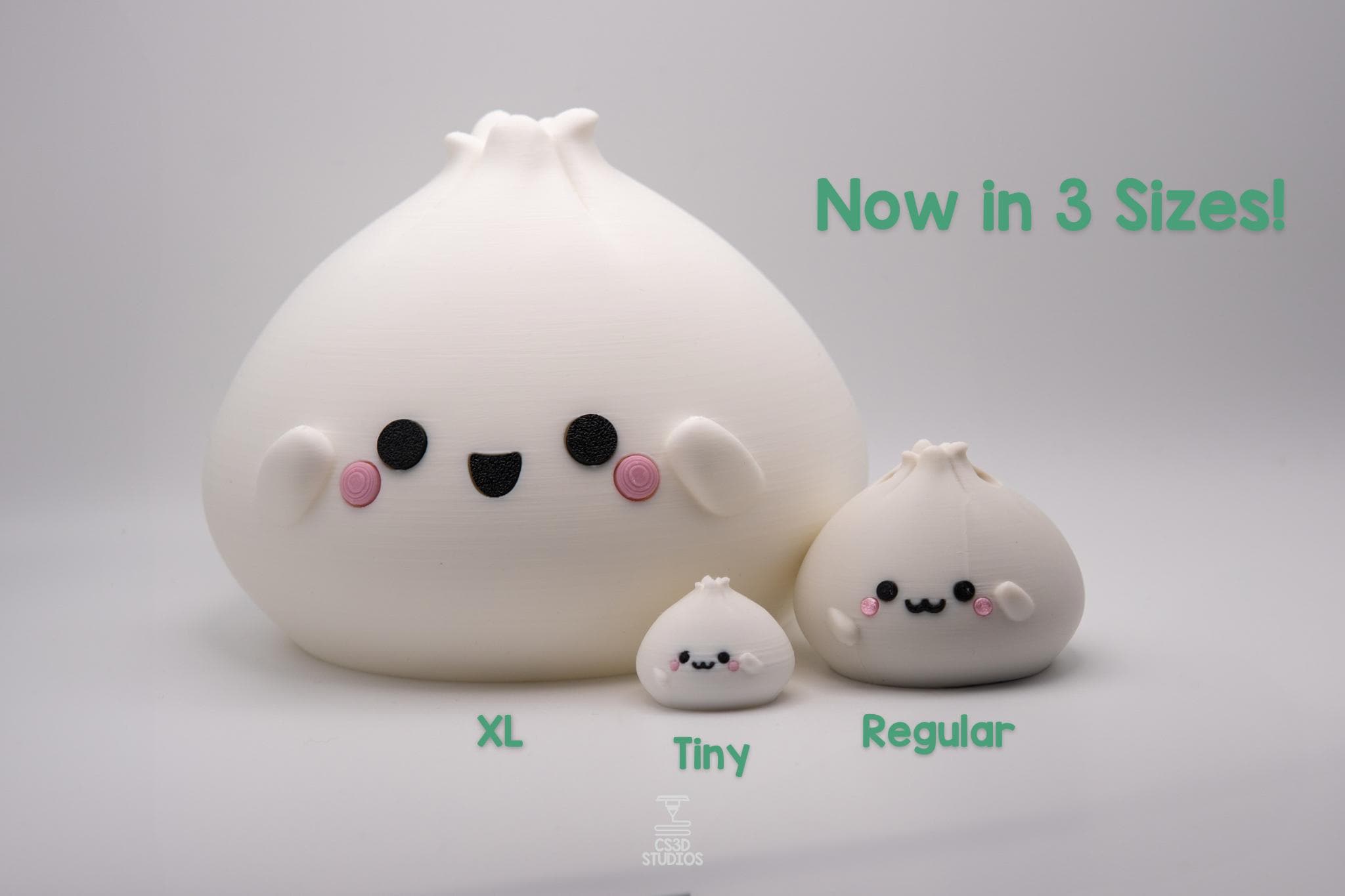 XL Dumpling Decor | Cute 3D Printed Kawaii Dim Sum Display | Oversized ...