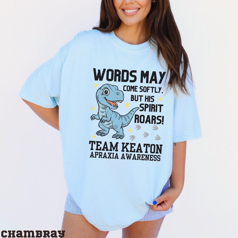 Custom Apraxia Awareness Shirt Personalized Apraxia Family Tshirt ...