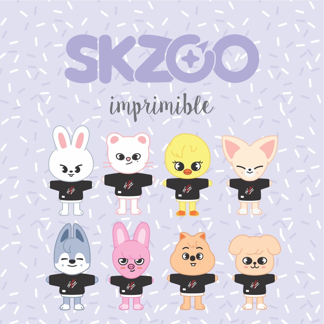 Stray Kids SKZ Printable Birthday Party Decoration.stray Kids Party ...