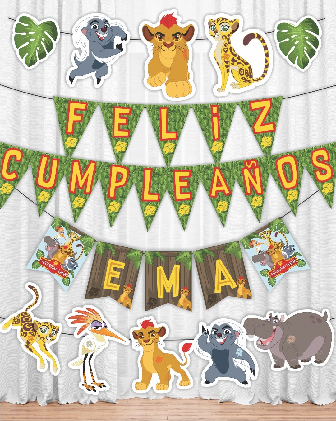 The Lion Guard Printable Birthday Party Decoration.the Lion Guard Party ...