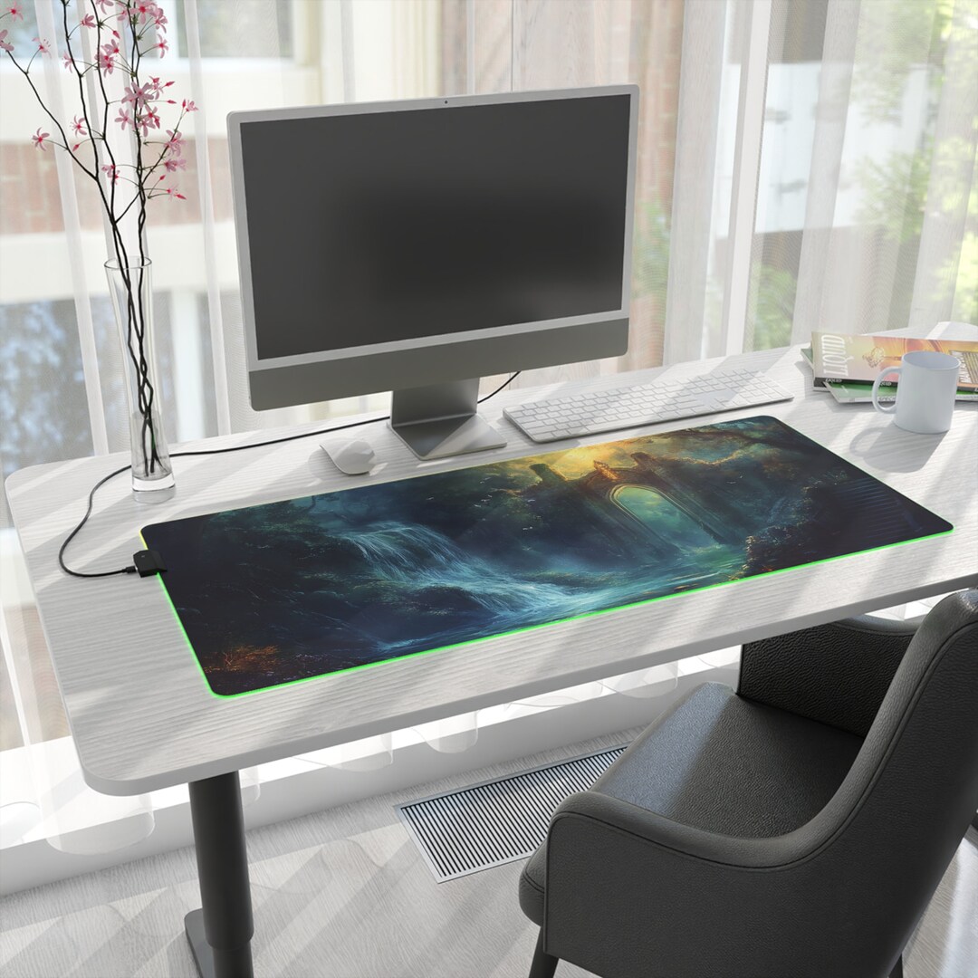 Forgotten-bridge Design LED Gaming Mouse Pad, Ravenous Precision Pro ...