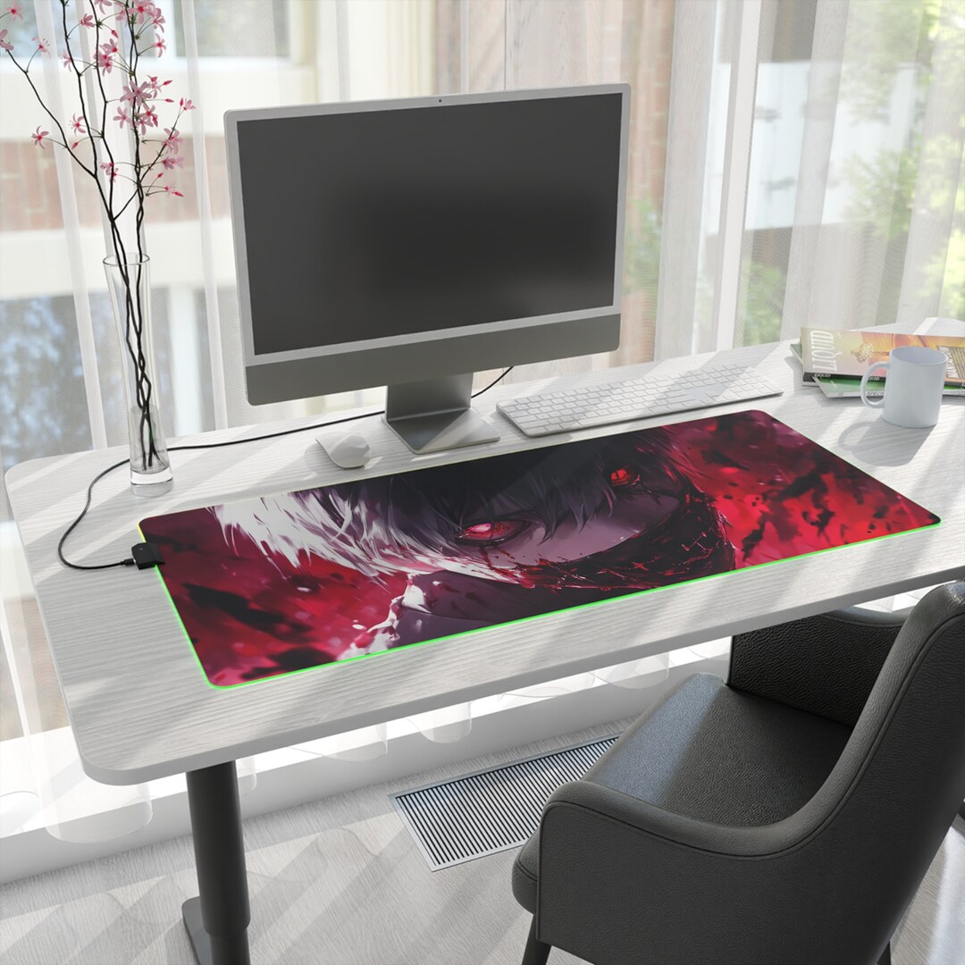 Anime Psychopath - Design , LED Gaming Mousepad, Ravenous Precision Pro ...