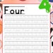Kids Worksheet Numbers Tracing Pad Printable Busy Books - Etsy