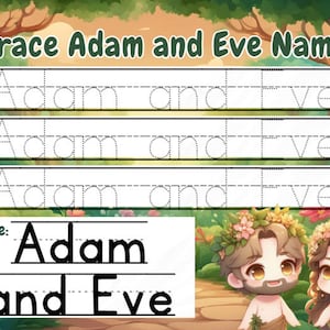 Bible Adventures Exploring Adam and Eve Busy Book - Etsy