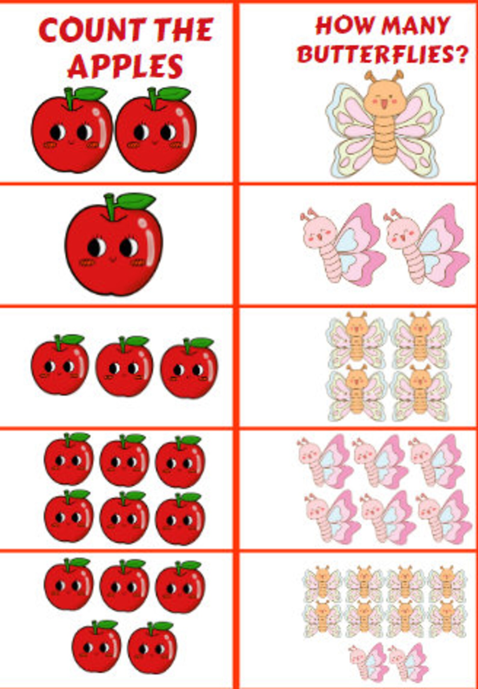 Counting Workbook for Little Learners With Simple Math for Kids Ages 1 ...