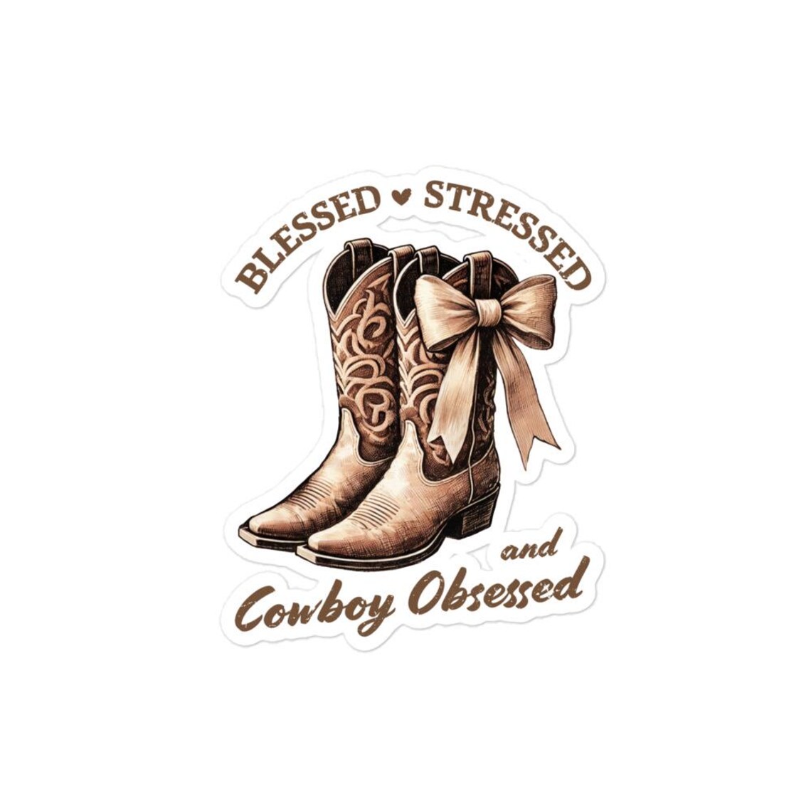 Country, Cowgirl, Sticker, Western, Bubble-free Stickers - Etsy
