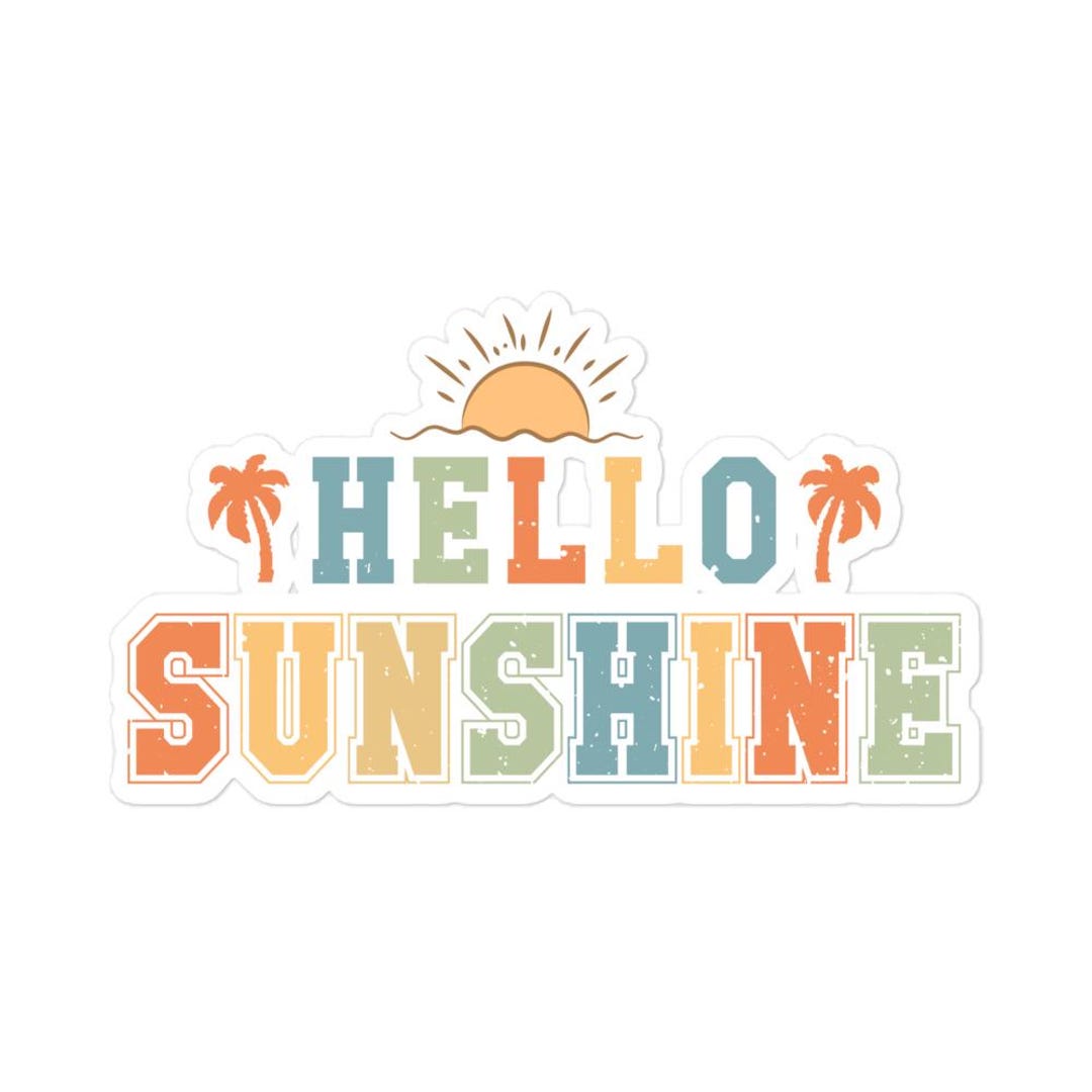Summer, Fun, Sticker, Bubble-free Stickers - Etsy