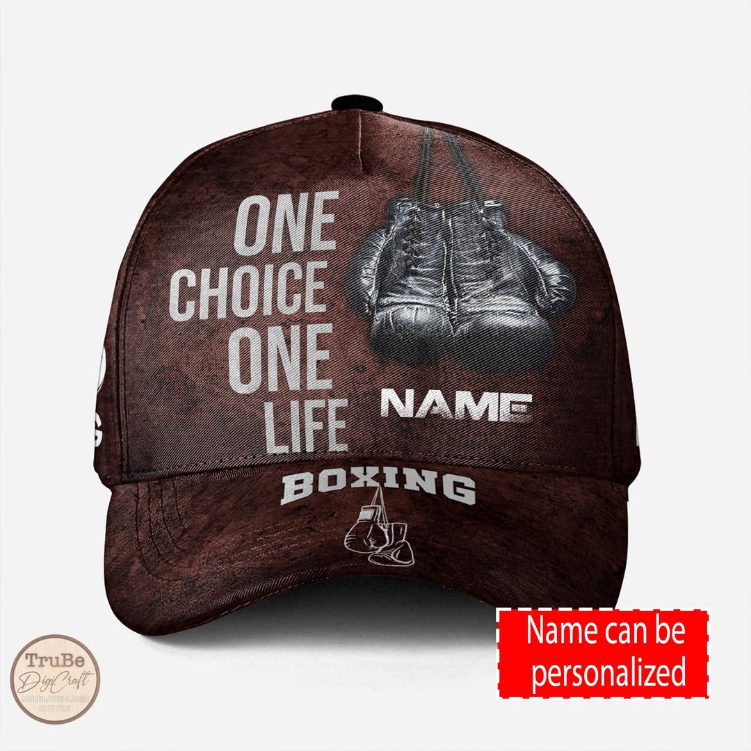 Personalized Boxing Cap: Custom Name Baseball Hat, Boxing Gift - Etsy