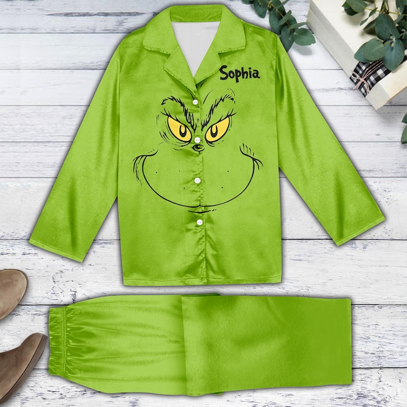 Grinch Women Pajamas Pants - Etsy UK