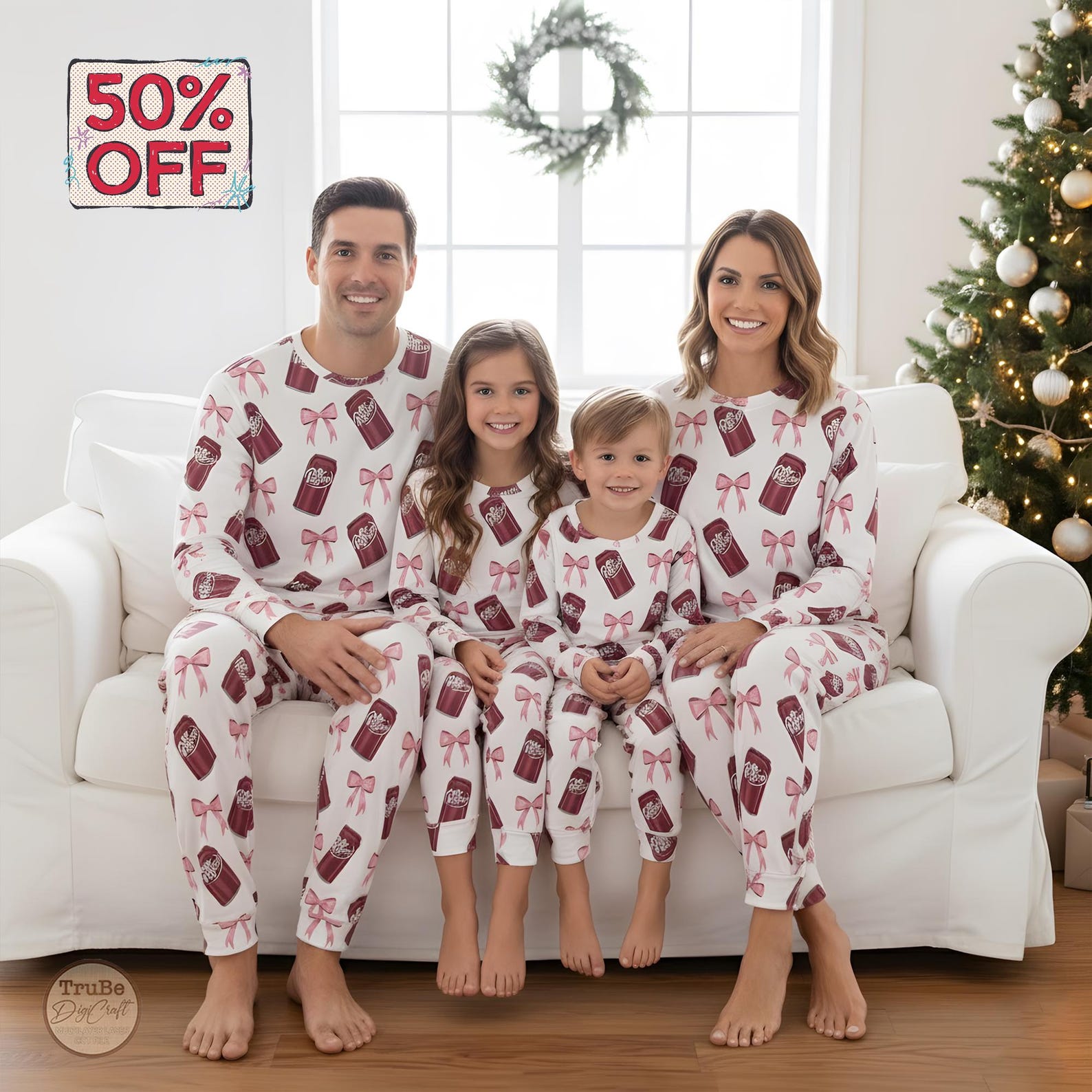 Coquette Dr Pepper Pajamas Set, Cute Pinky Soda Sleepwear for Girls, Dr ...
