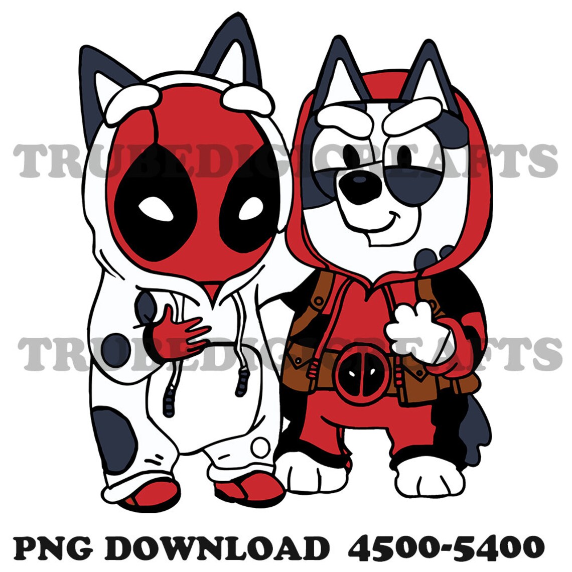 Bluey Deadpool Png, Deadpool Png, Deadpool Digital Download, Muffin ...