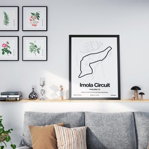 Imola Italy Grand Prix F1 Poster Italian Print Formula 1 Prints Grand ...