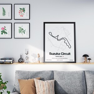 Suzuka Japan Grand Prix F1 Poster Japanese Print Formula 1 Prints Grand ...