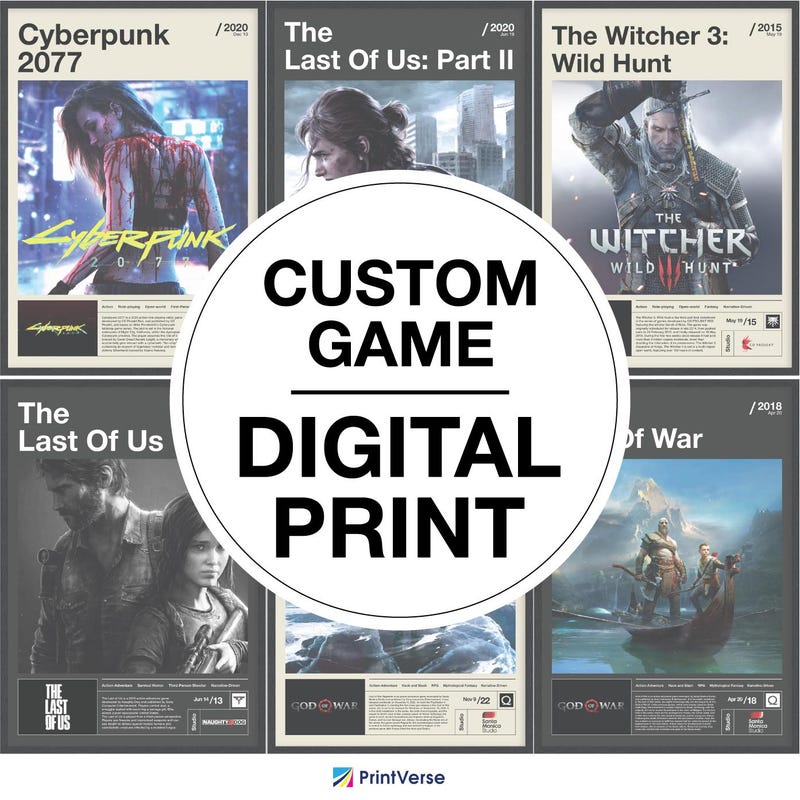 Video Game Wall Art - Etsy