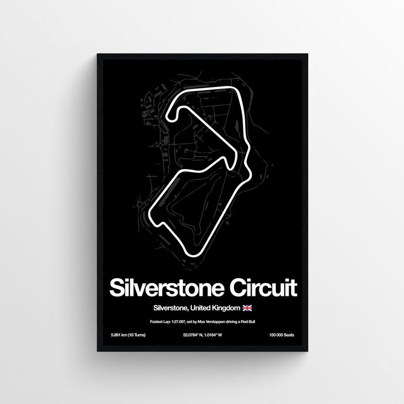 F1 Posters Circuit - Etsy