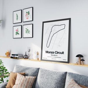 Monza Italy Grand Prix F1 Poster Italian Print Formula 1 Prints Grand ...