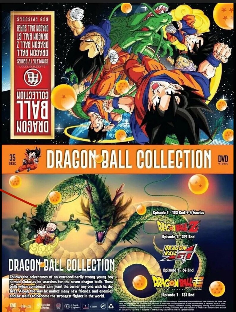 Dragon Ball - Dragon Ball Z - Dragon Ball GT - Dragon Ball Super ...