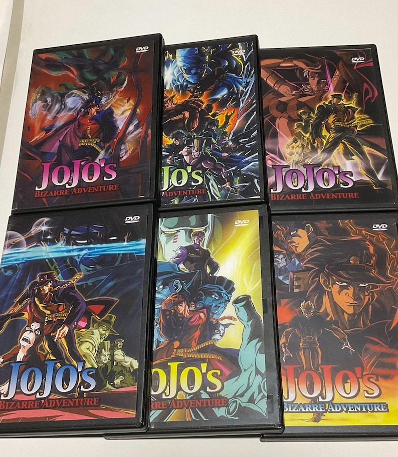 Jojos Bizarre Adventure DVD Ova Dvds 1,2,3,4,5,6 Episode 1-13 - Etsy