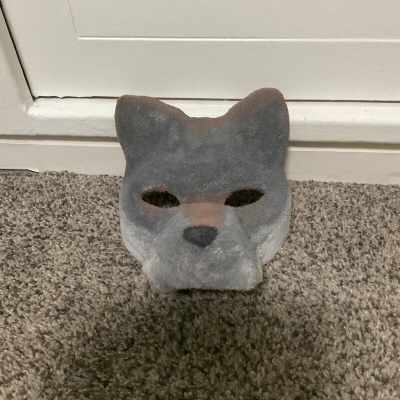 Grey Wolf Therian Mask - Etsy
