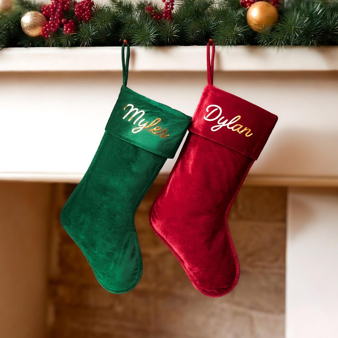 Personalized Christmas Stocking Matching Family Stockings Holiday ...