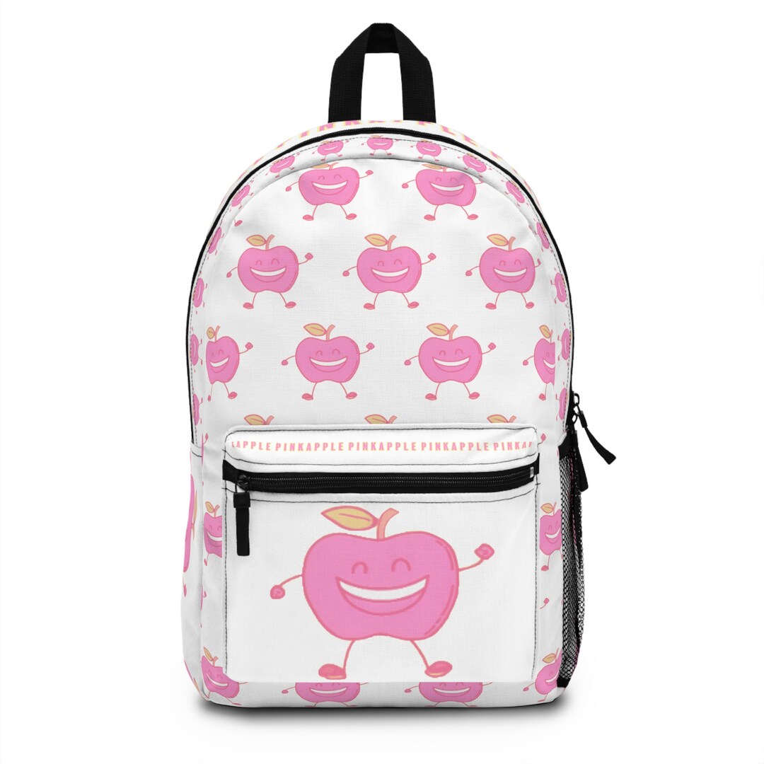 Pink Apple Backpack, Back to School Viral Merch - Etsy