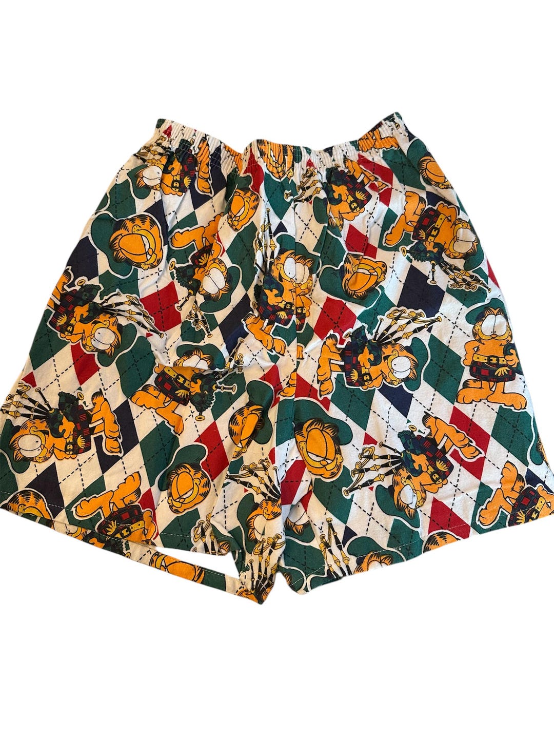 Vintage NWT Garfield Playing the Bagpipes Boxer Shorts Underwear Men's ...