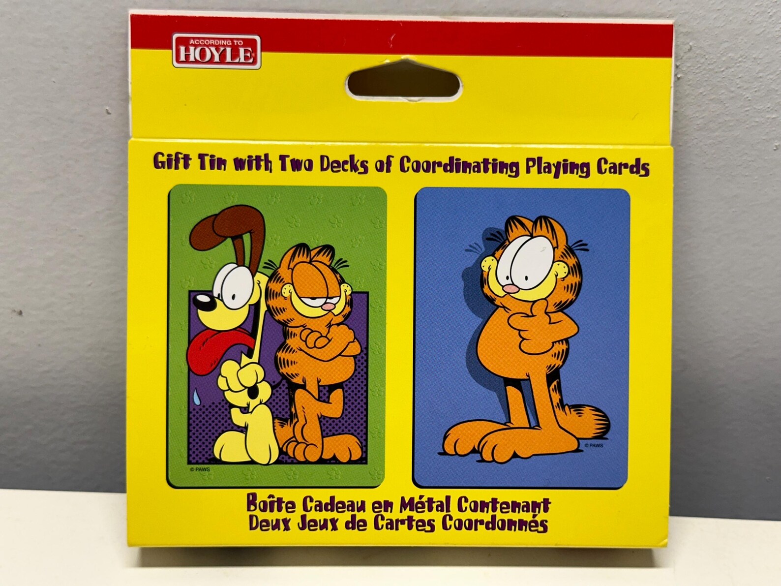 Vintage Garfield Collectors Two Deck Card Tin - Etsy