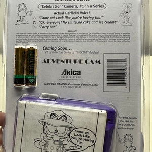 Vintage Talking Garfield Akica 35mm Adventure Camera - Etsy