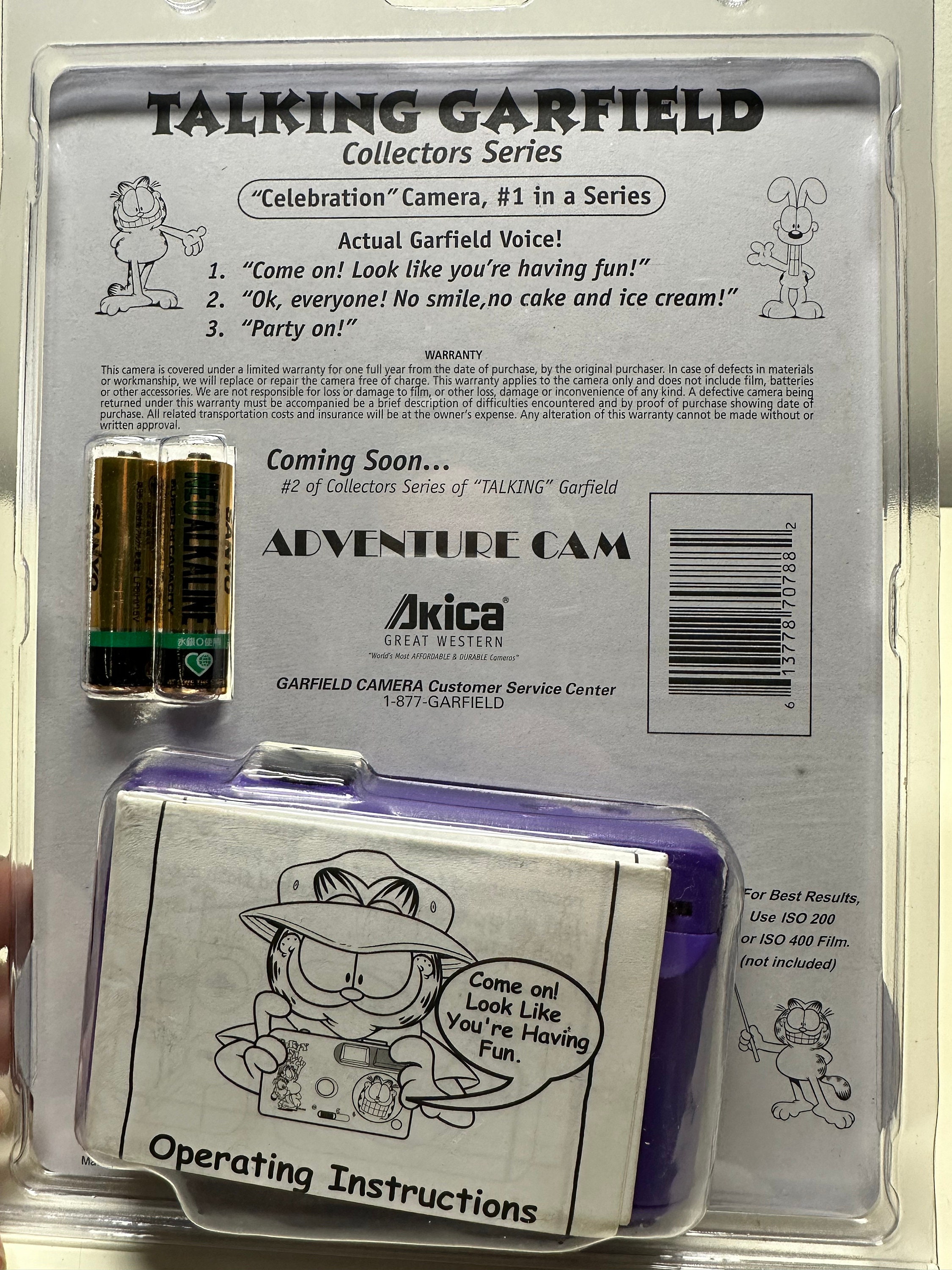 Vintage Talking Garfield Akica 35mm Adventure Camera - Etsy