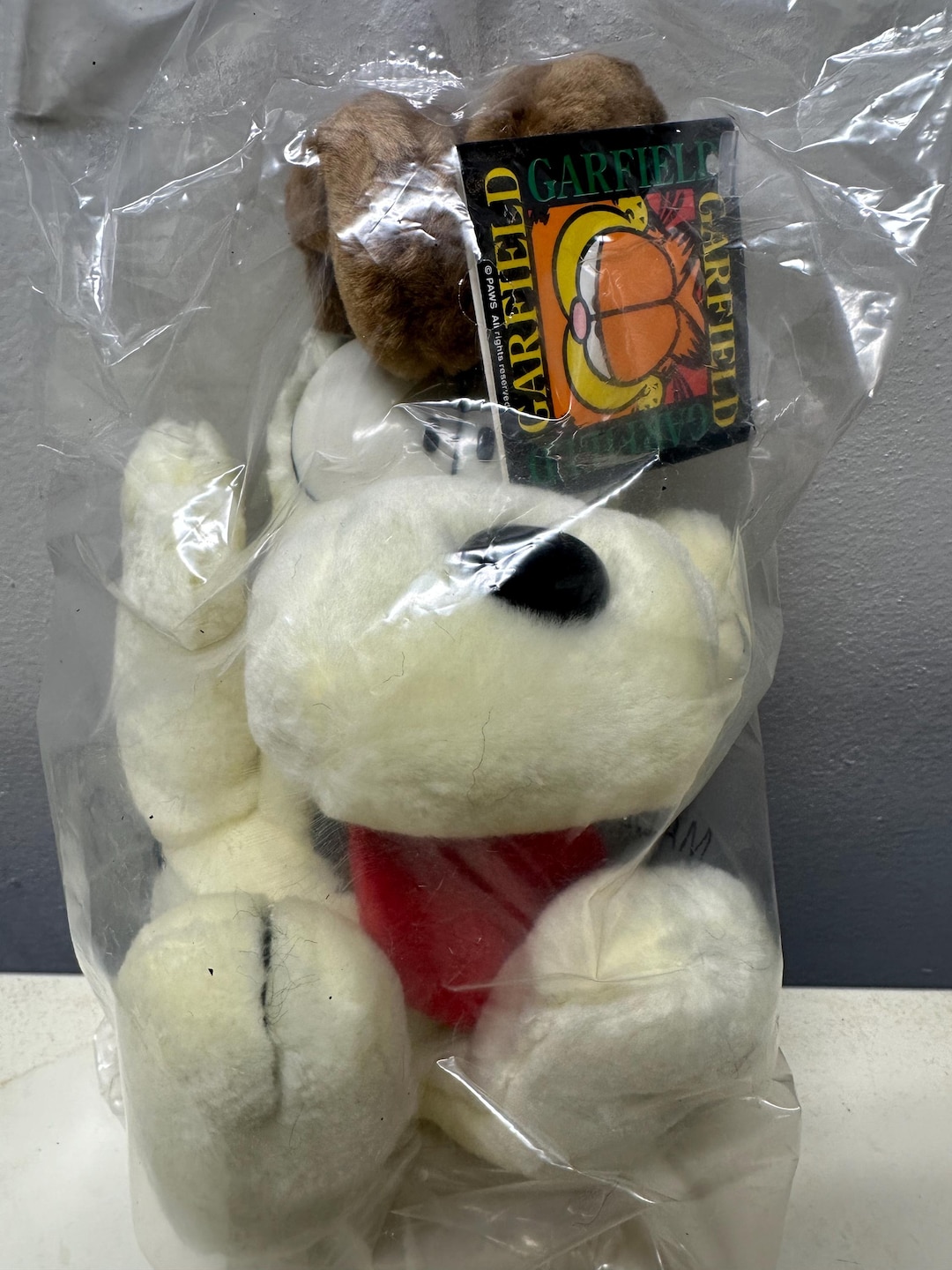 Vintage 6" Fine Toy Brand Odie Plushie Toy - Etsy