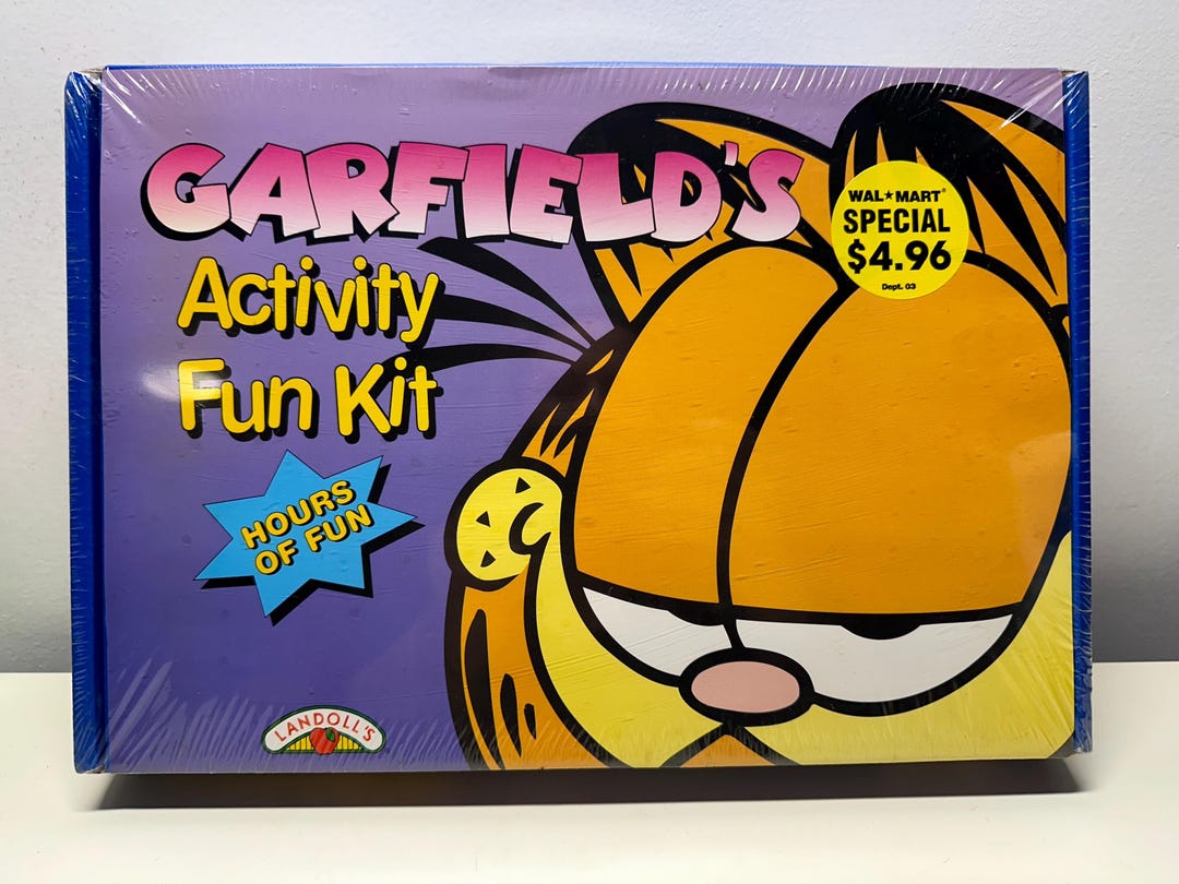 Vintage Garfield Fun Activity Kit by Landoll's - Etsy