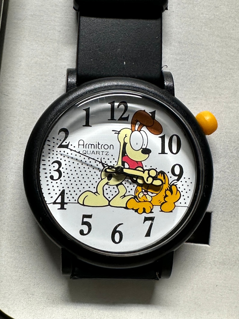 Vintage Garfield and Odie Watch by Armitron - Etsy