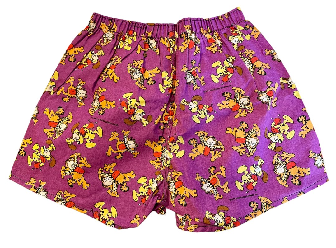 Vintage NWT Garfield and Odie Men's Boxer Shorts Size M - Etsy