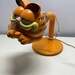 Vintage 1981 Garfield Gooseneck Desk Lamp W/ceramic Shade - Etsy