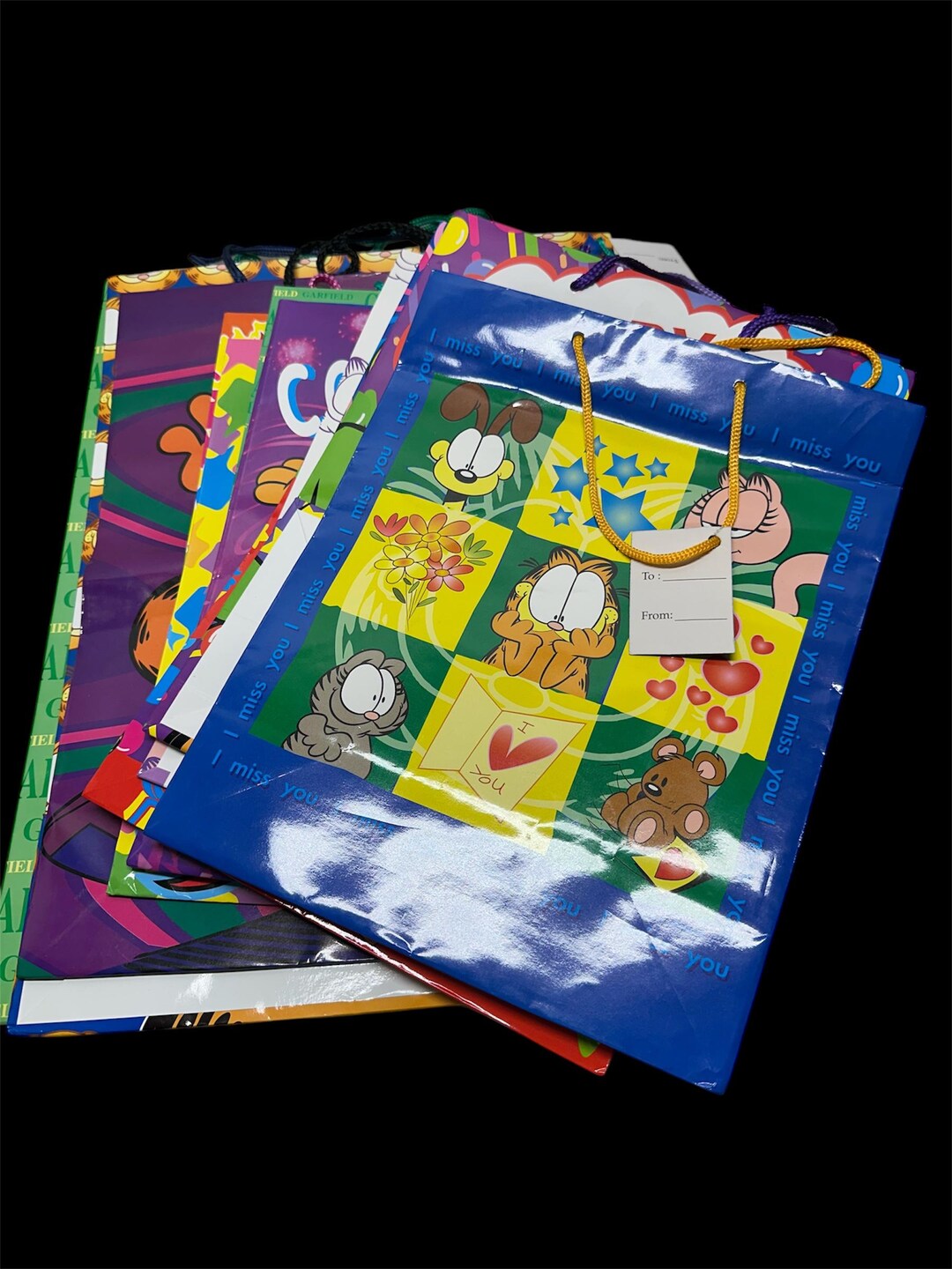 Vintage Assorted Garfield Gift Bags and Wrapping Paper - Etsy