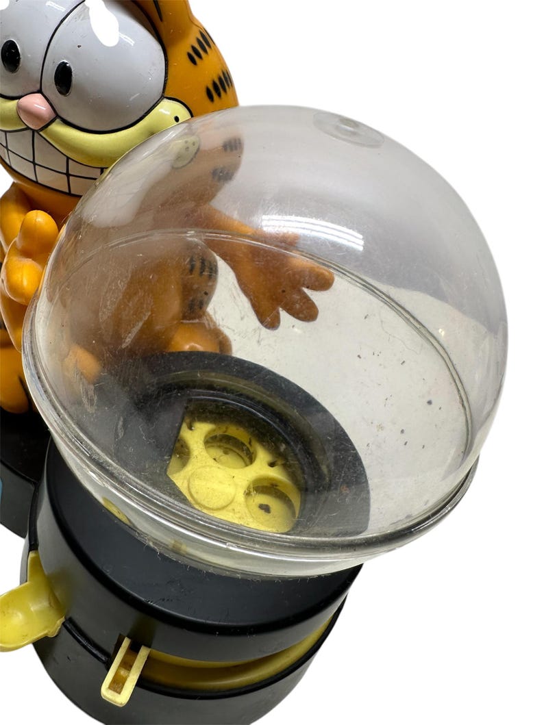 Vintage Garfield Gum Ball Machine - Etsy