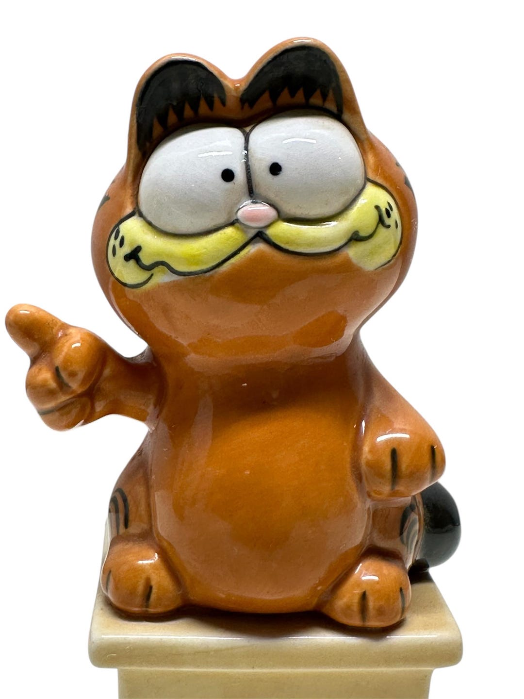 Vintage 1981 Garfield Life is a Healthy Ceramic Figurine - Etsy
