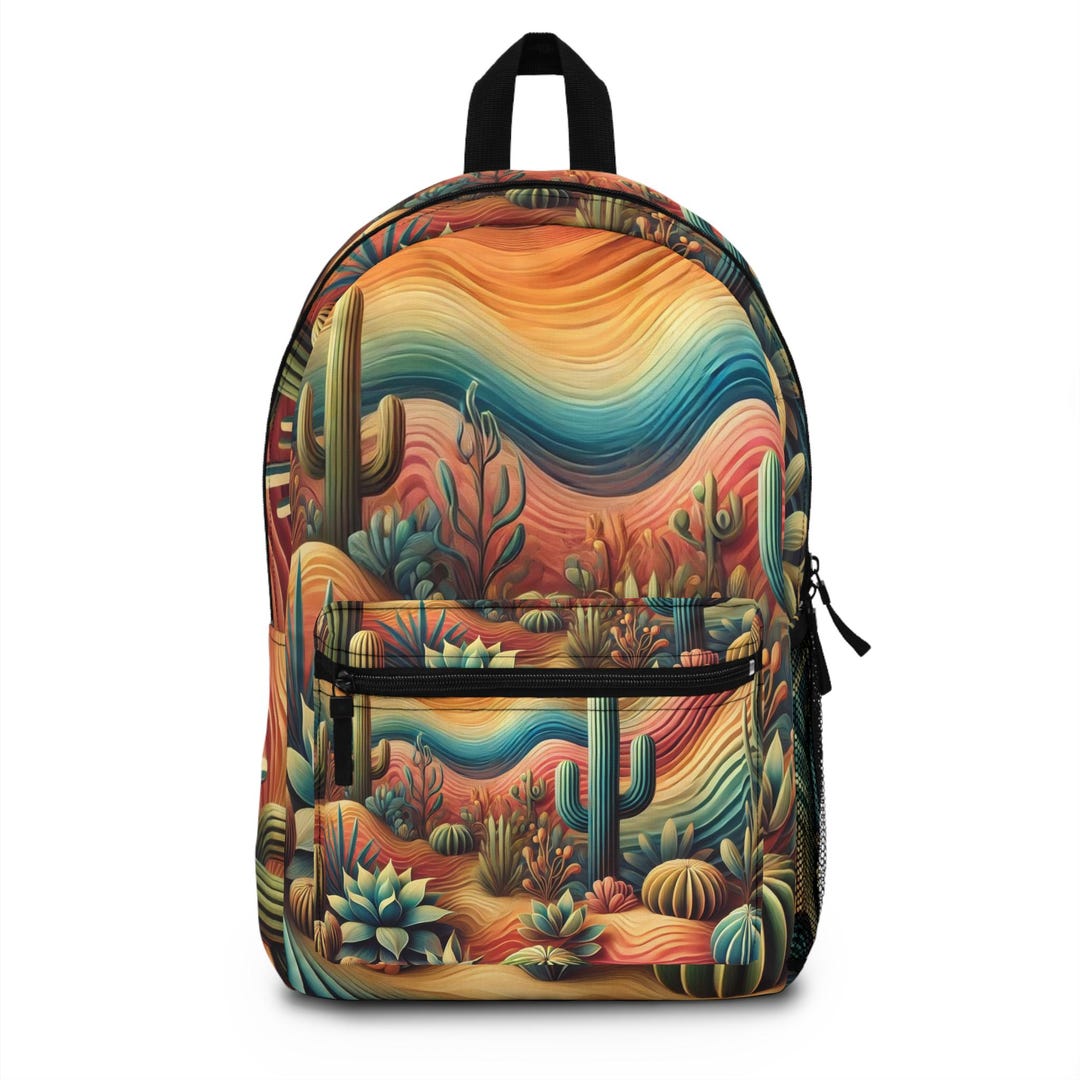 Cacti Waterproof Backpack - Etsy