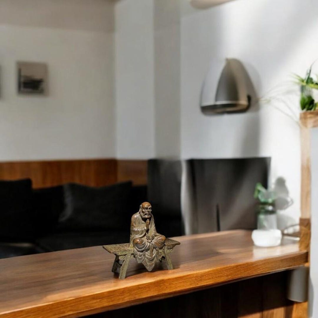 Chinese Brass Bodhidharma Statue,copper Dharma Buddha Figurine,damo ...