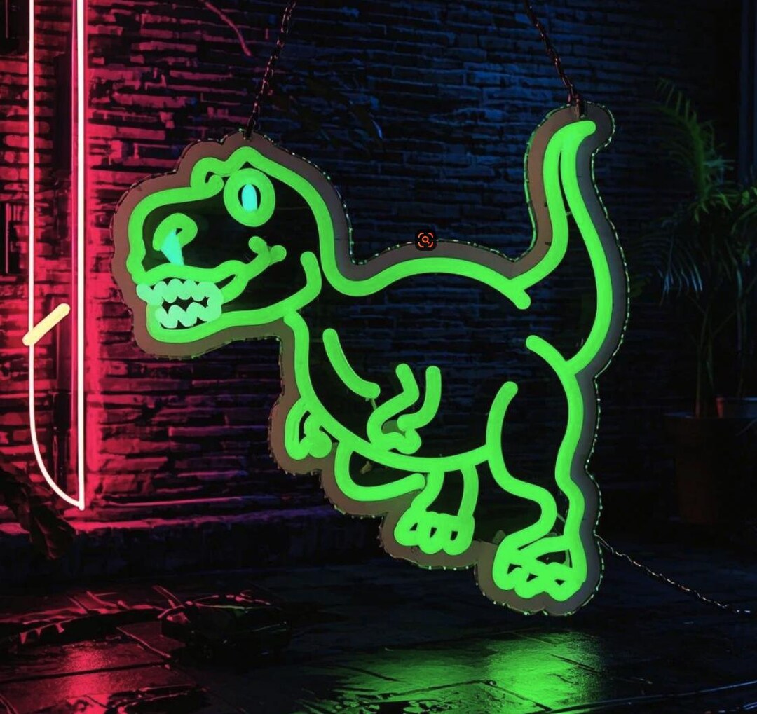 Dinosaur Neon Sign, Dinosaur Skull Led Light, Jurassic World Neon Sign ...